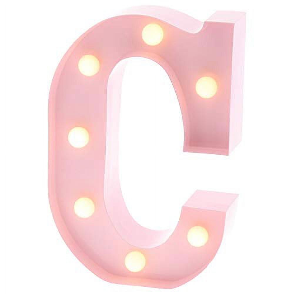 Pink Letter C