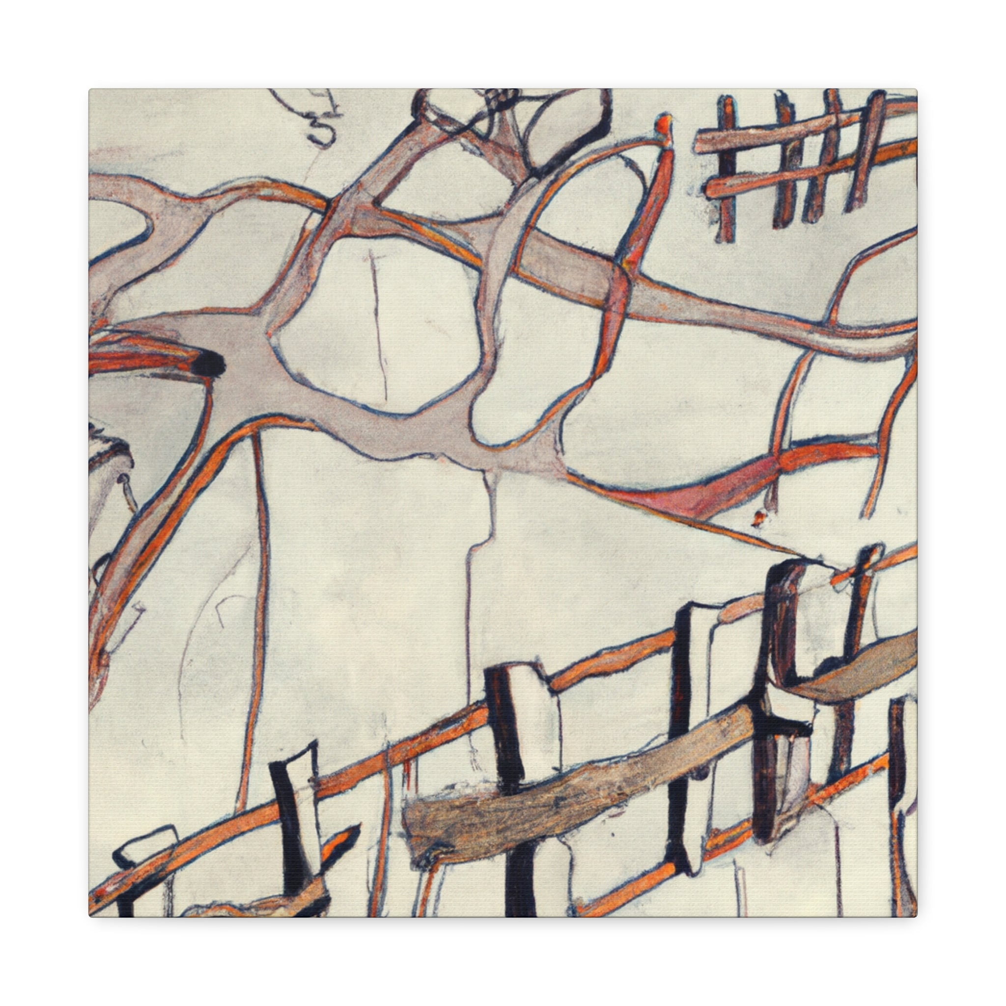 "Barnyard Fence Dreamscape" - Canvas - Walmart.com