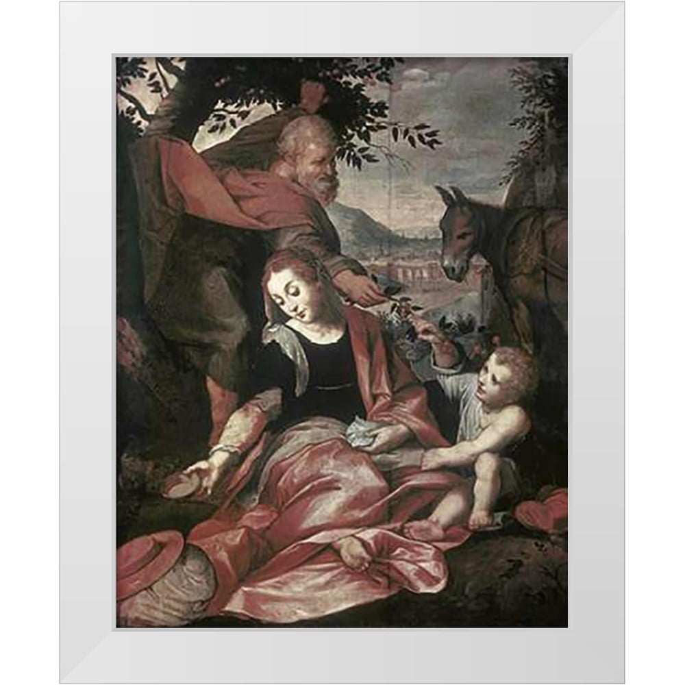 Barocci, Frederico 12x14 White Modern Wood Framed Museum Art Print ...