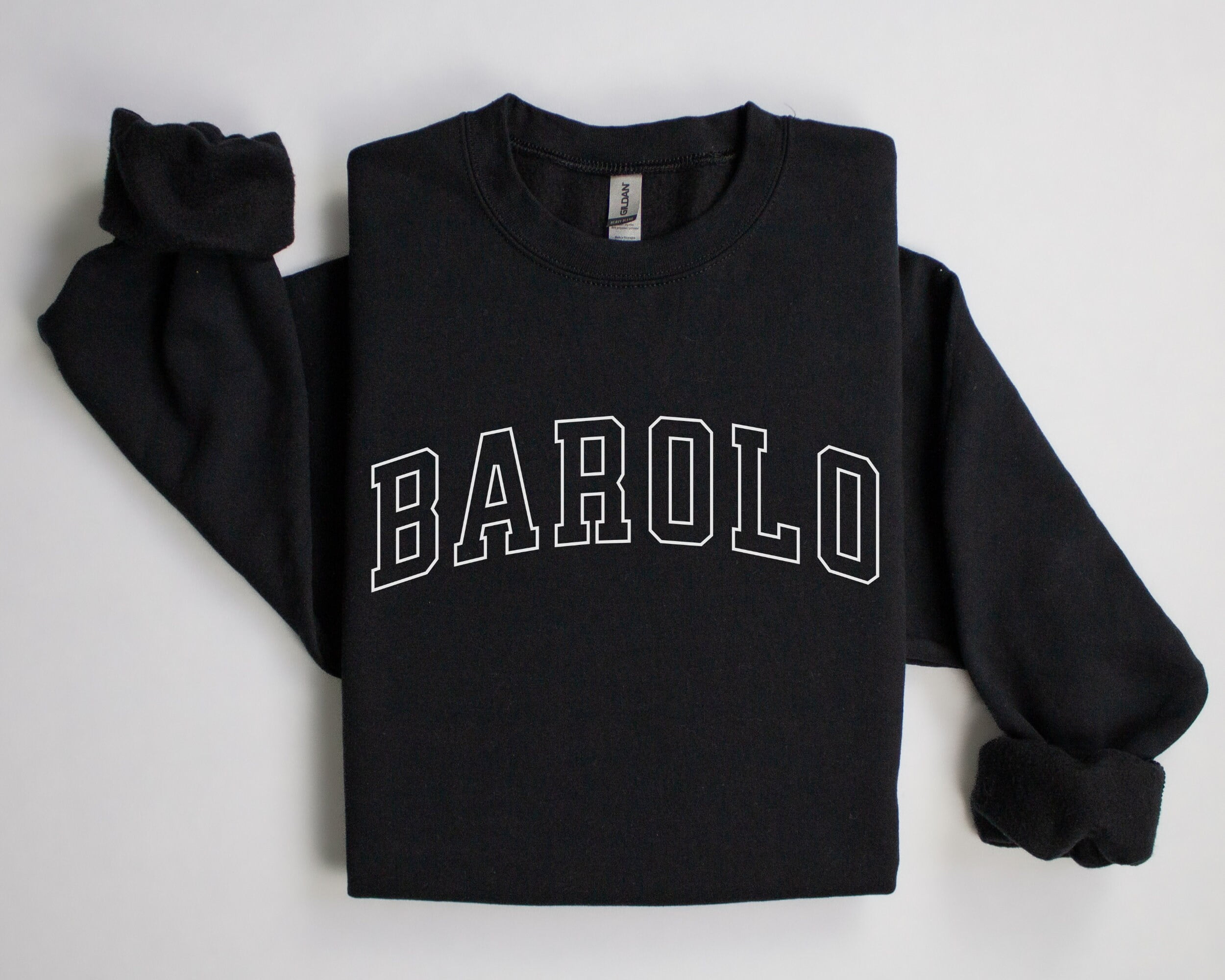 Barolo Crewneck T-Shirt Italian Wine Pullover T-Shirt Gift for Vino ...