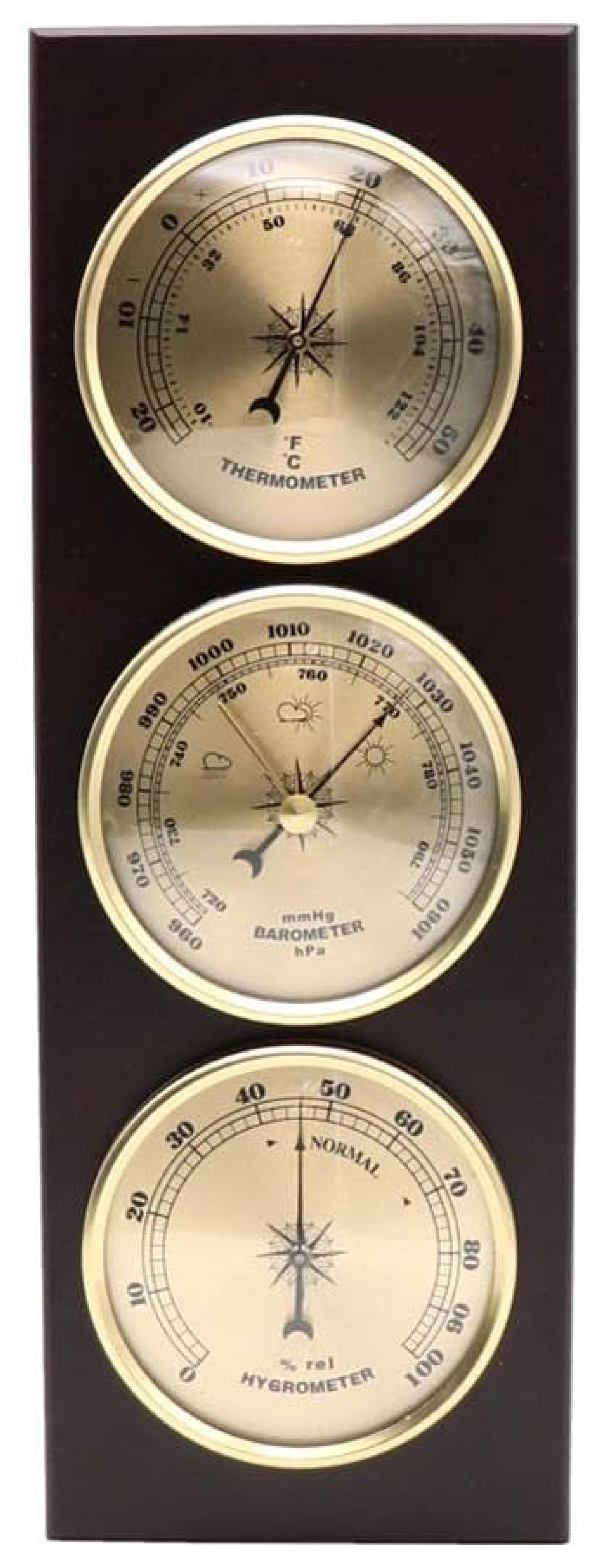 Barometer Thermometer Hygrometer,Barometer Indoor,Outdoor Barometer ...
