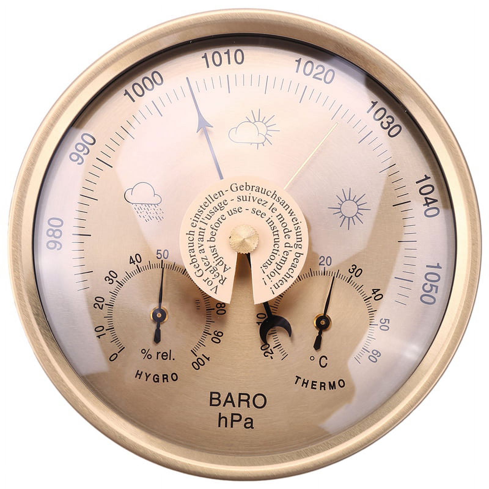 Barometer Thermometer Hygrometer Wall Mounted Household - Walmart.com