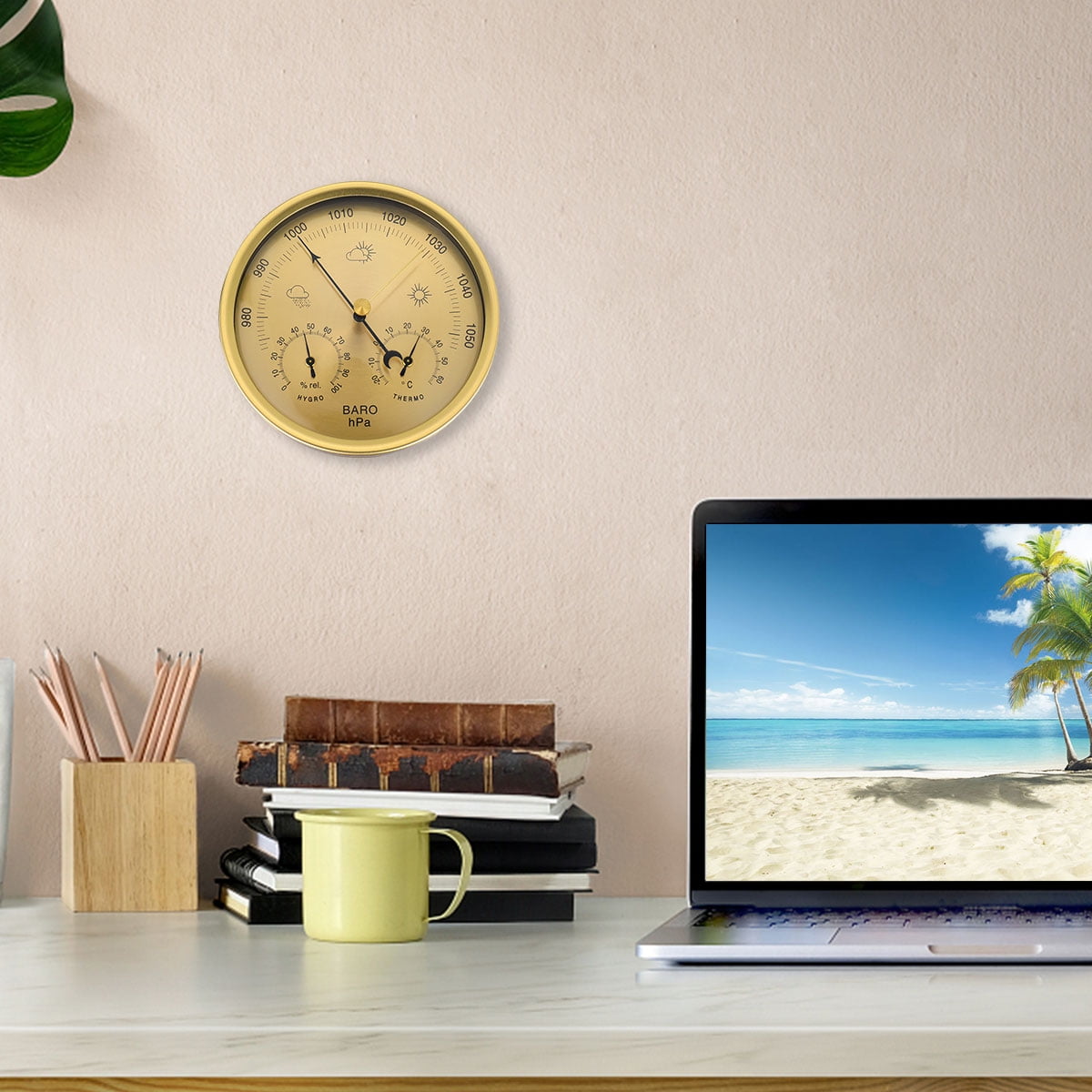 Barometer with Hygrometer Station 3 in 1 Barometer for Indoor Outdoor ...