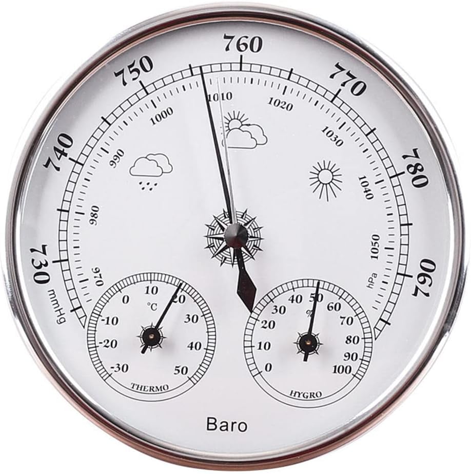 Barometers for The Home,3 in 1 Indoor and Outdoor Barometer Thermometer ...