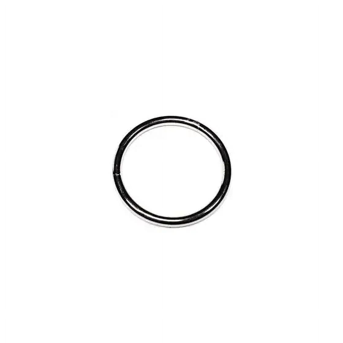 Baron 2-2-1/2 Round Weld Ring, 2-1/2 inch Diameter Ring, #2 Chain ...