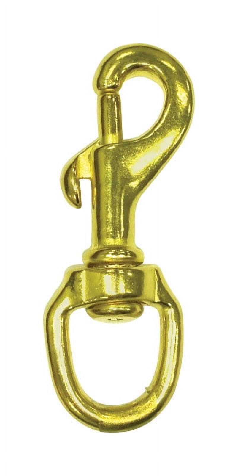 Baron 1 in. D X 3-5/8 in. L Polished Bronze Bolt Snap 240 lb - Walmart.com