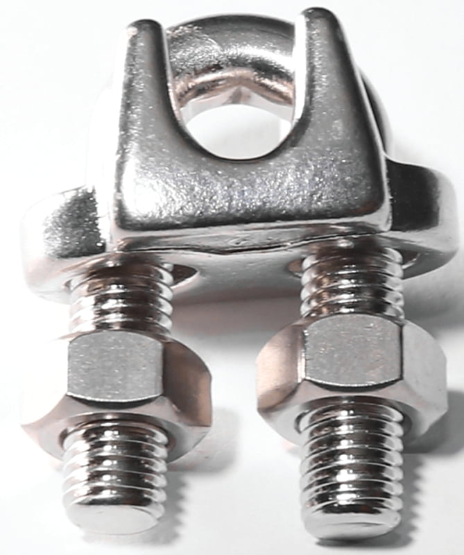 Baron 260S-1/8 Wire Rope Clip, 1/8 in, Stainless Steel - Walmart.com
