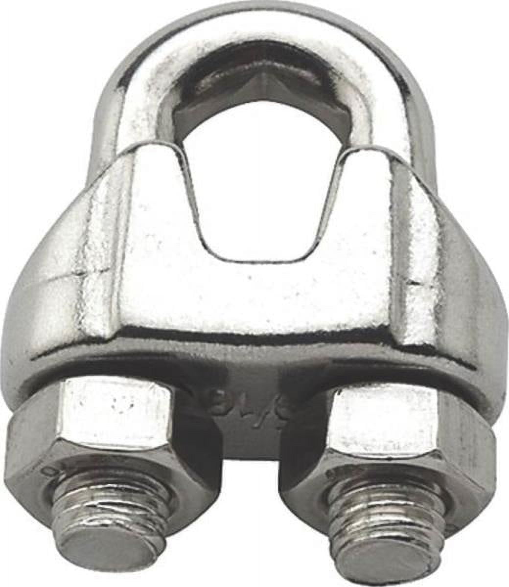 Baron 260S-5/16 Stainless Steel Wire Cable Clamp, 5/16", Each - Walmart.com