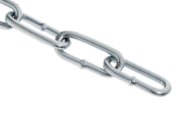 Baron 5006132 1 Single Loop Carbon Steel Chain, 0.11 in. Dia. x 125 ft ...