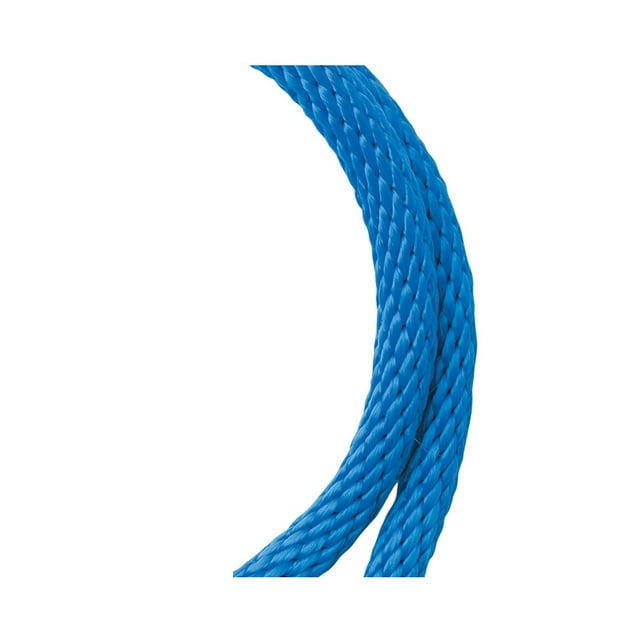 Baron 51618 Polypropylene Solid Braid Rope, 1/2 Inch X 35 Feet, Blue ...