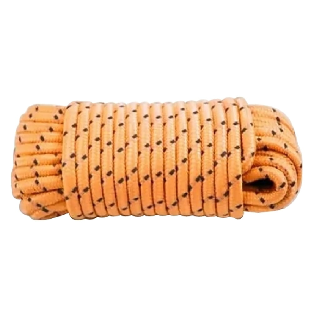 Baron 63516 Diamond Braided Rope, Polypropylene, Orange - Walmart.com