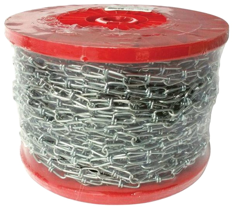 BARON 7223 Double Loop Chain, #3, 200 ft L, 12 lb Working Load, Steel ...