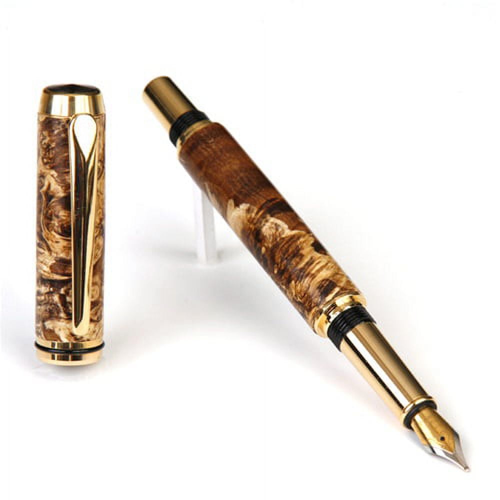 Baron Fountain Pen - Brown Box Elder - Walmart.com