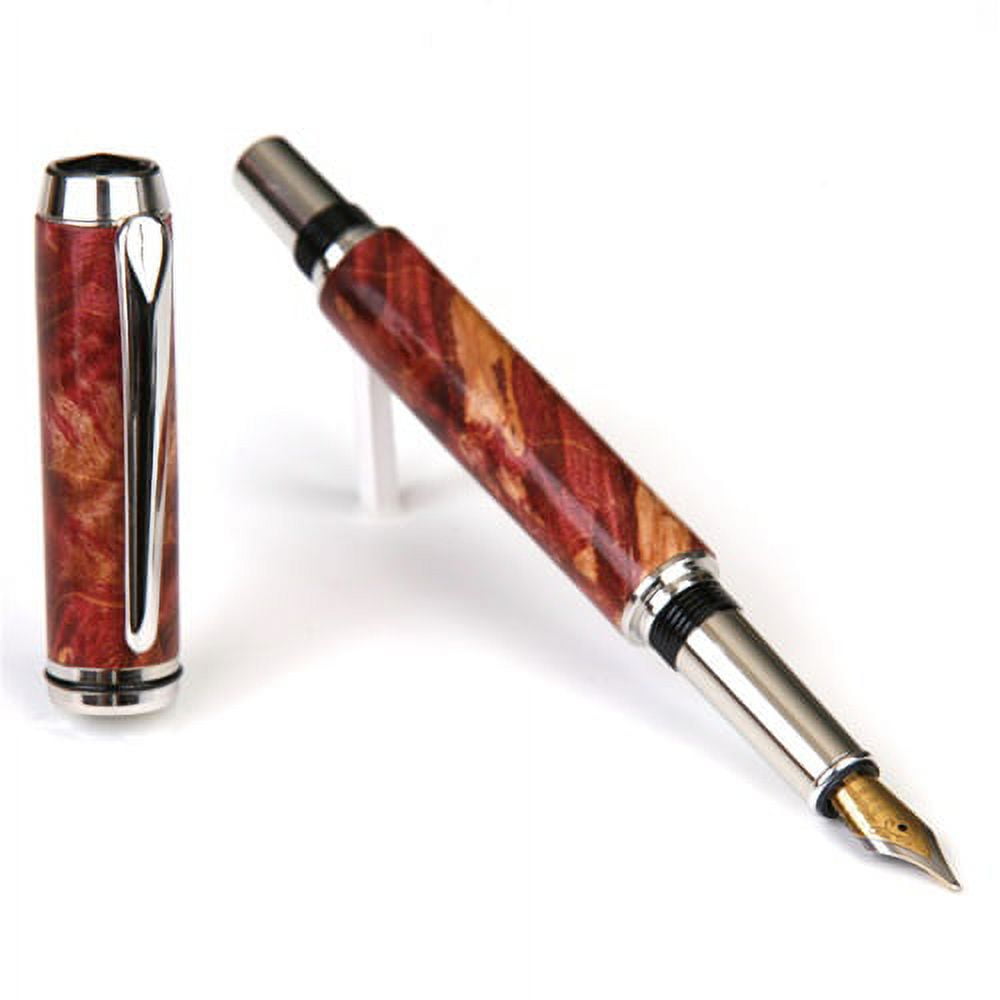 Baron Fountain Pen - Red Maple Burl - Walmart.com