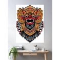 Barong Bali Poster Wall Art Modern Wall Decor For Living Room Bedroom ...
