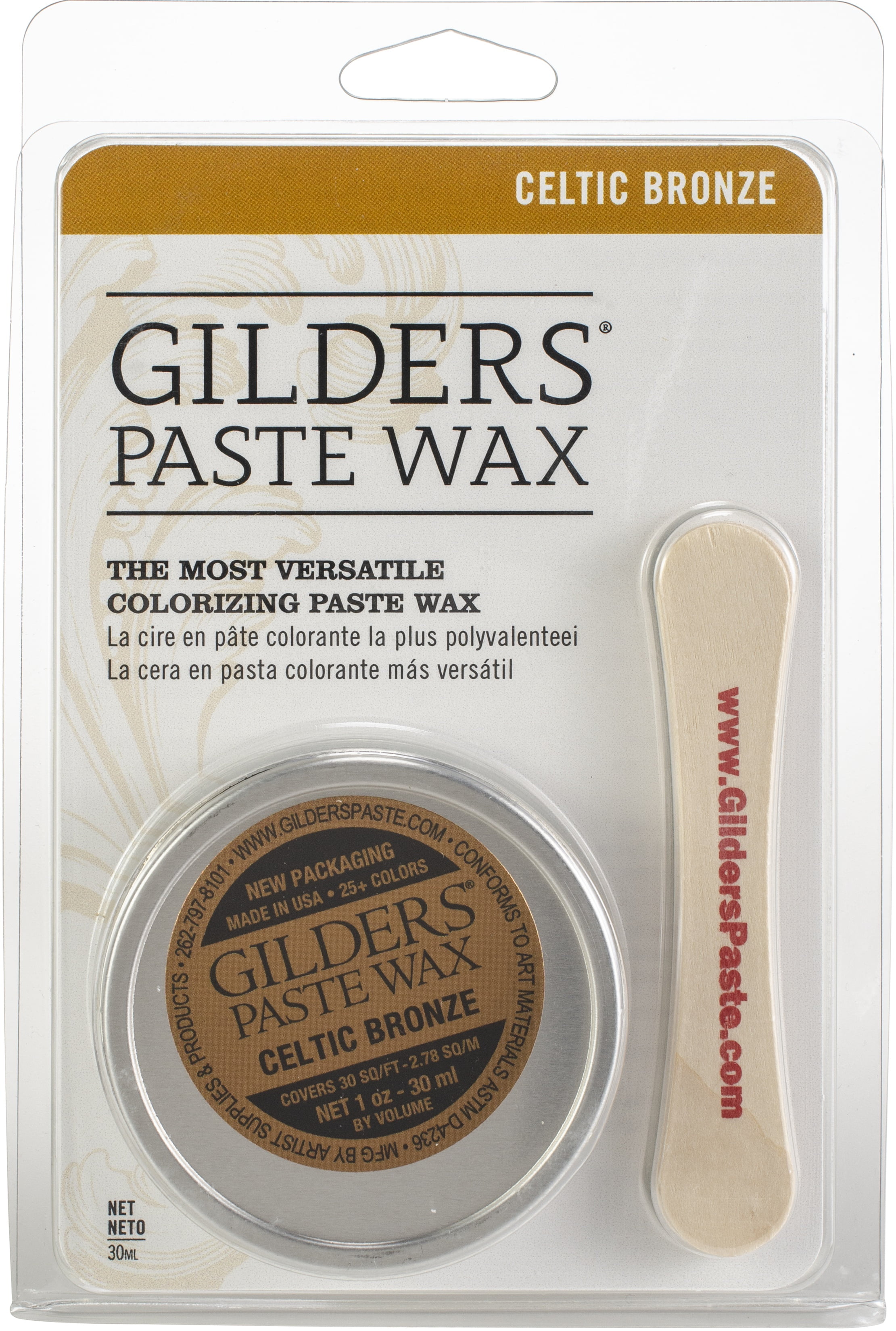 Baroque Art Gilders Paste 1oz-Celtic Bronze - Walmart.com