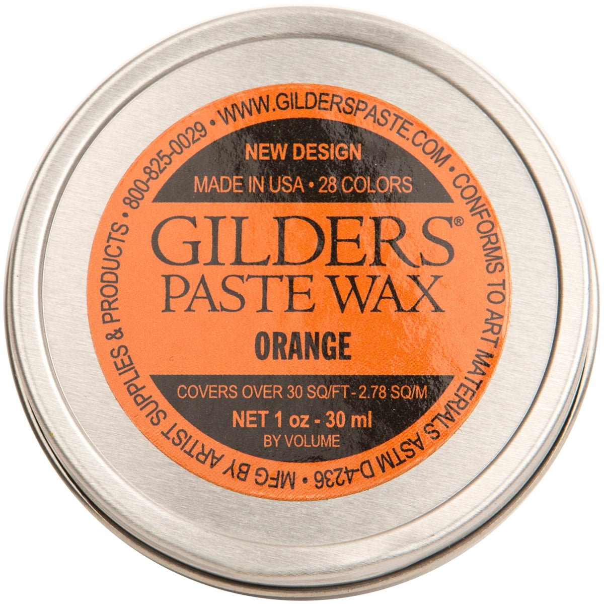 Baroque Art Gilders Paste 1oz-Orange - Walmart.com