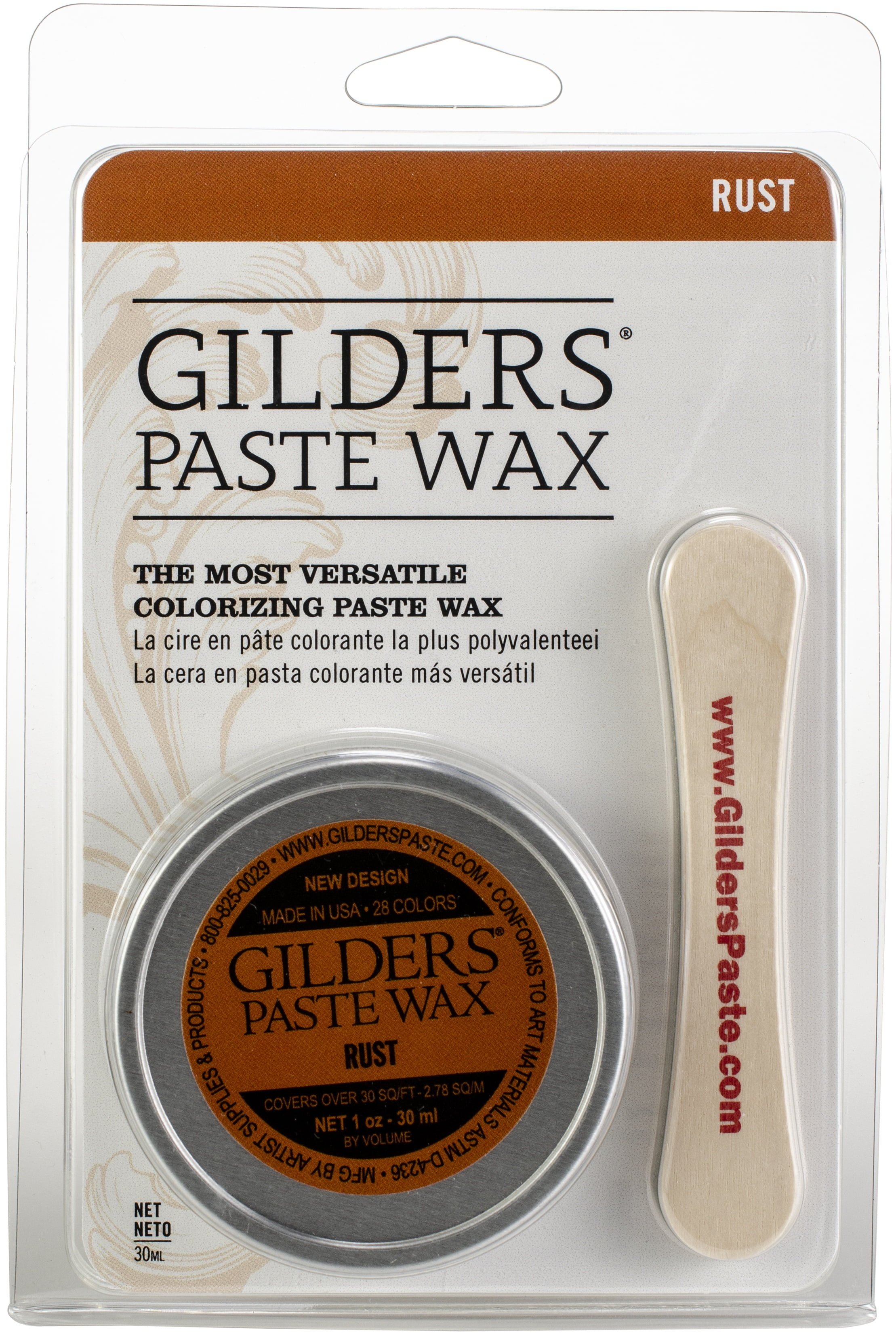 Baroque Art Gilders Paste 1oz-Rust - Walmart.com
