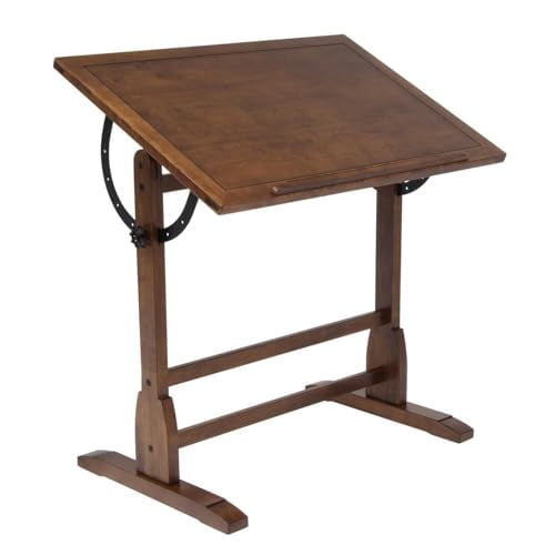 Baroque Bonanza Drafting Table, 30" D X 42" W X 34" H, Adjustable ...