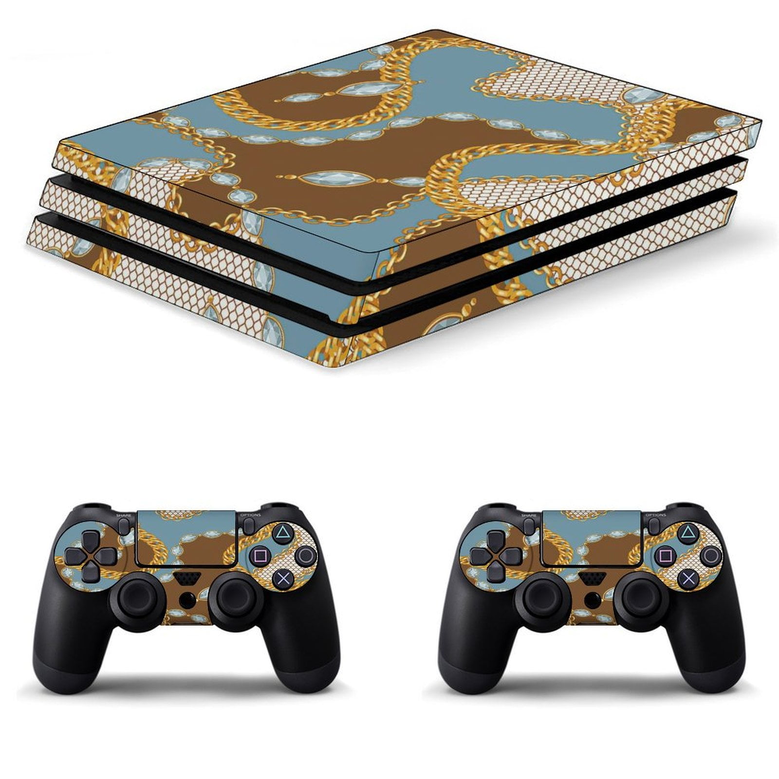 Baroque Chain PS4/PS4 Pro/PS4 Slim Skin Sticker For Console And ...