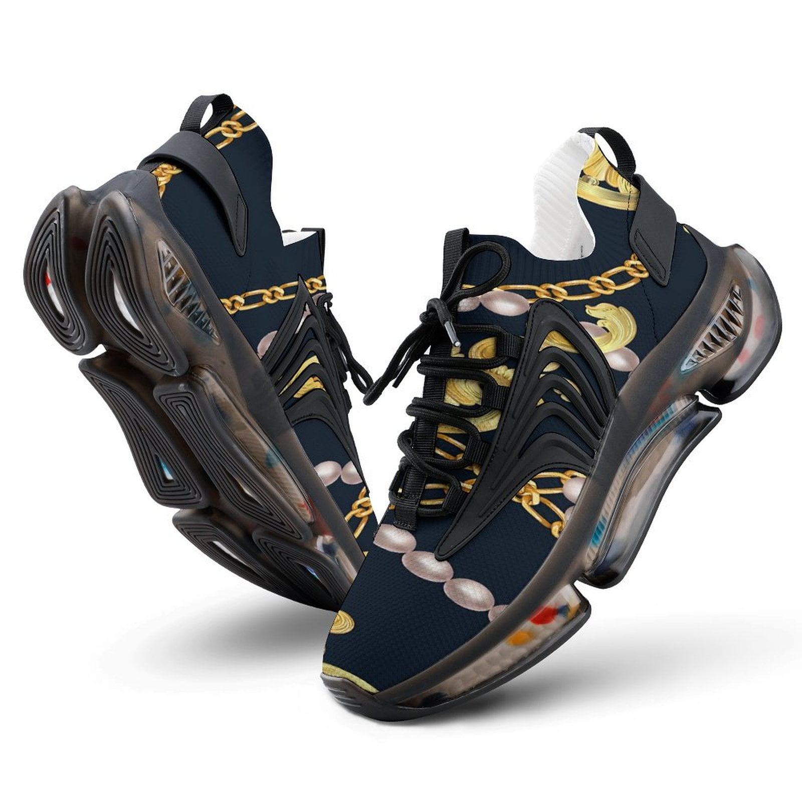 Baroque Chain Walking Shoes for Men Woman Lightweight Tennis Fashion ...
