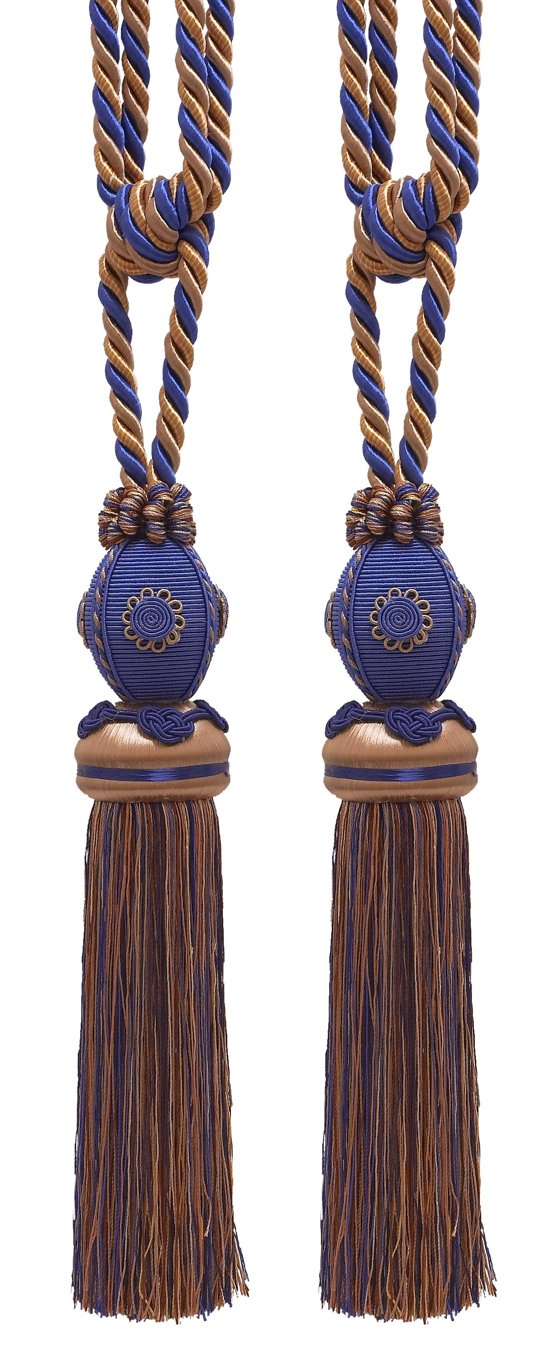 DECOPRO Baroque Collection Decorative Curtain & Drapery Tassel Tieback ...