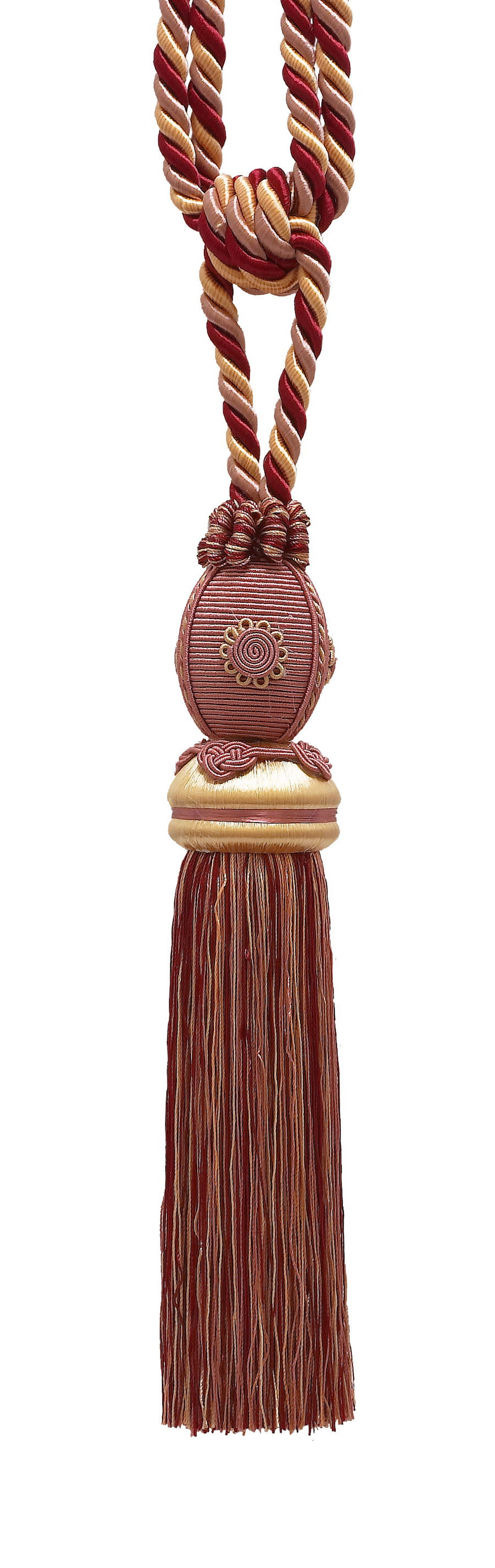 DECOPRO Baroque Collection Decorative Curtain & Drapery Tassel Tieback ...