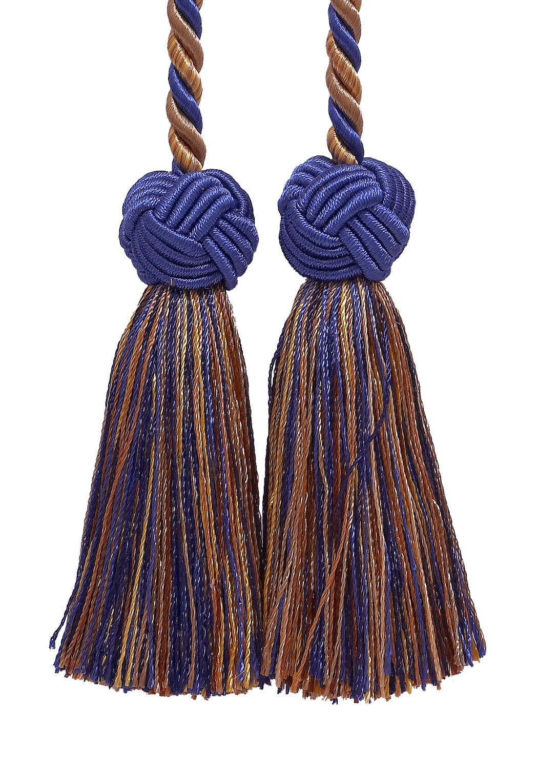 Baroque Collection Double Tassel Curtain and Drapery Tieback / Holdback ...