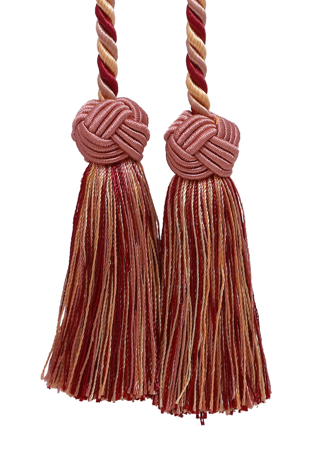 Baroque Collection Double Tassel Curtain and Drapery Tieback / Holdback ...