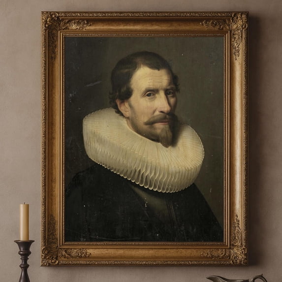 Baroque Dutch Gentleman Portrait Poster Th Century Old Master Art ...