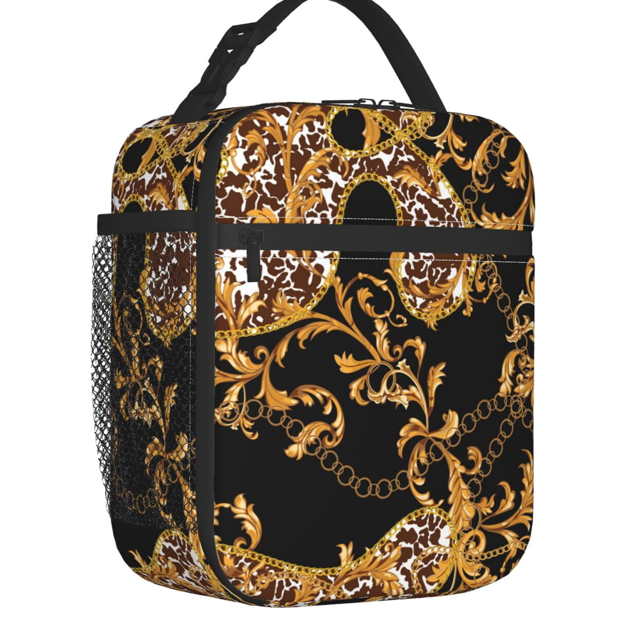 European Baroque Art Thermal Insulated Lunch Bags Victorian Floral ...