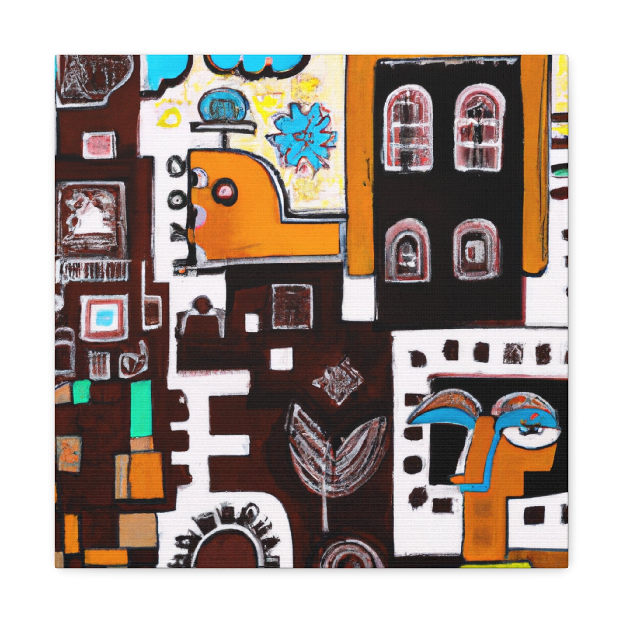 "Baroque Folk Splendor" - Canvas - Walmart.com