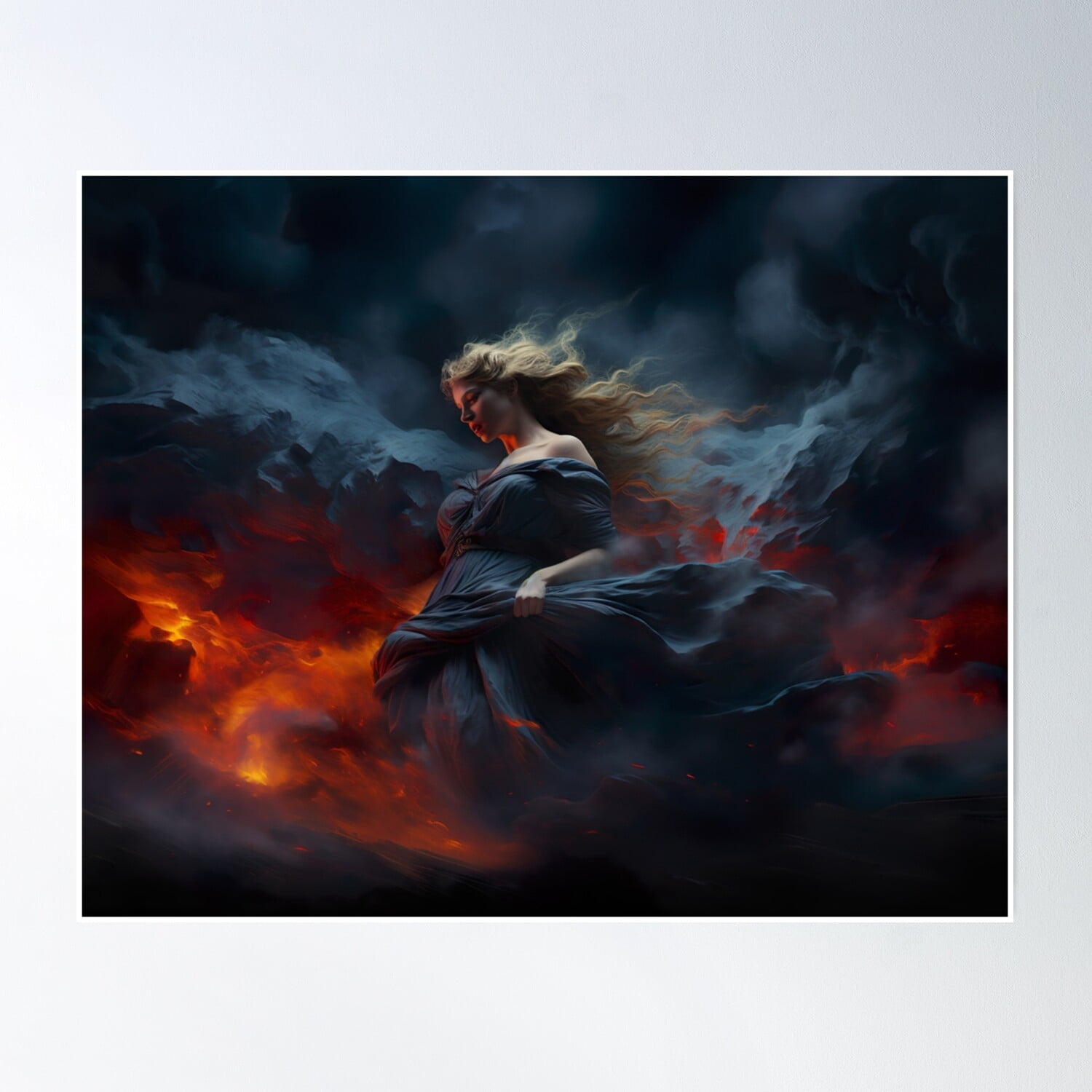 Baroque - Illustrious Poster Wall Art, Modern Wall Decor, 12x18 ...