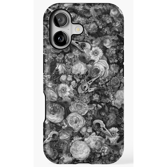 Baroque Macabre Gothic Skeleton Ornate Art Design Phone Case for iPhone ...