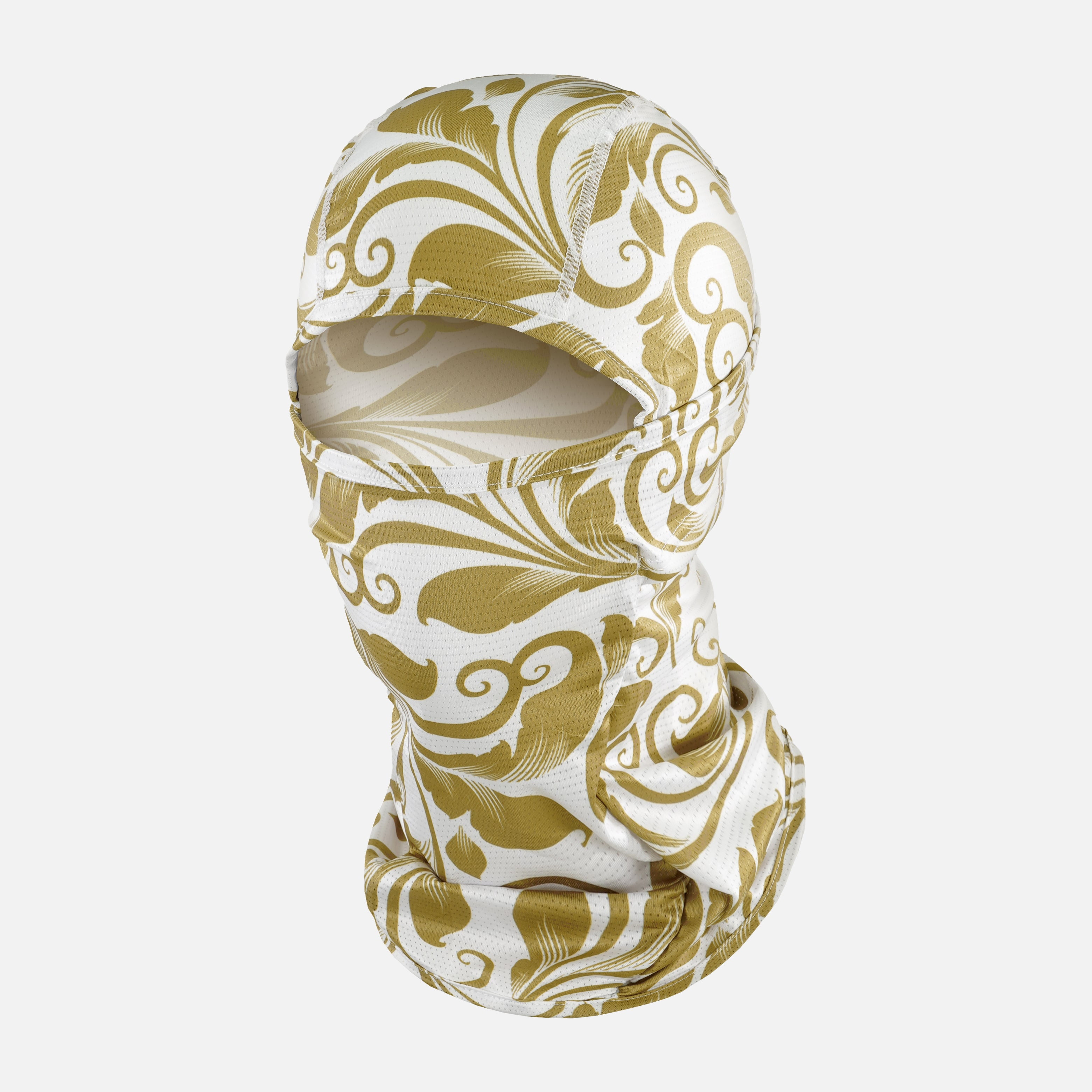 Baroque Old Gold and White Loose-fitting Shiesty Mask - Walmart.com