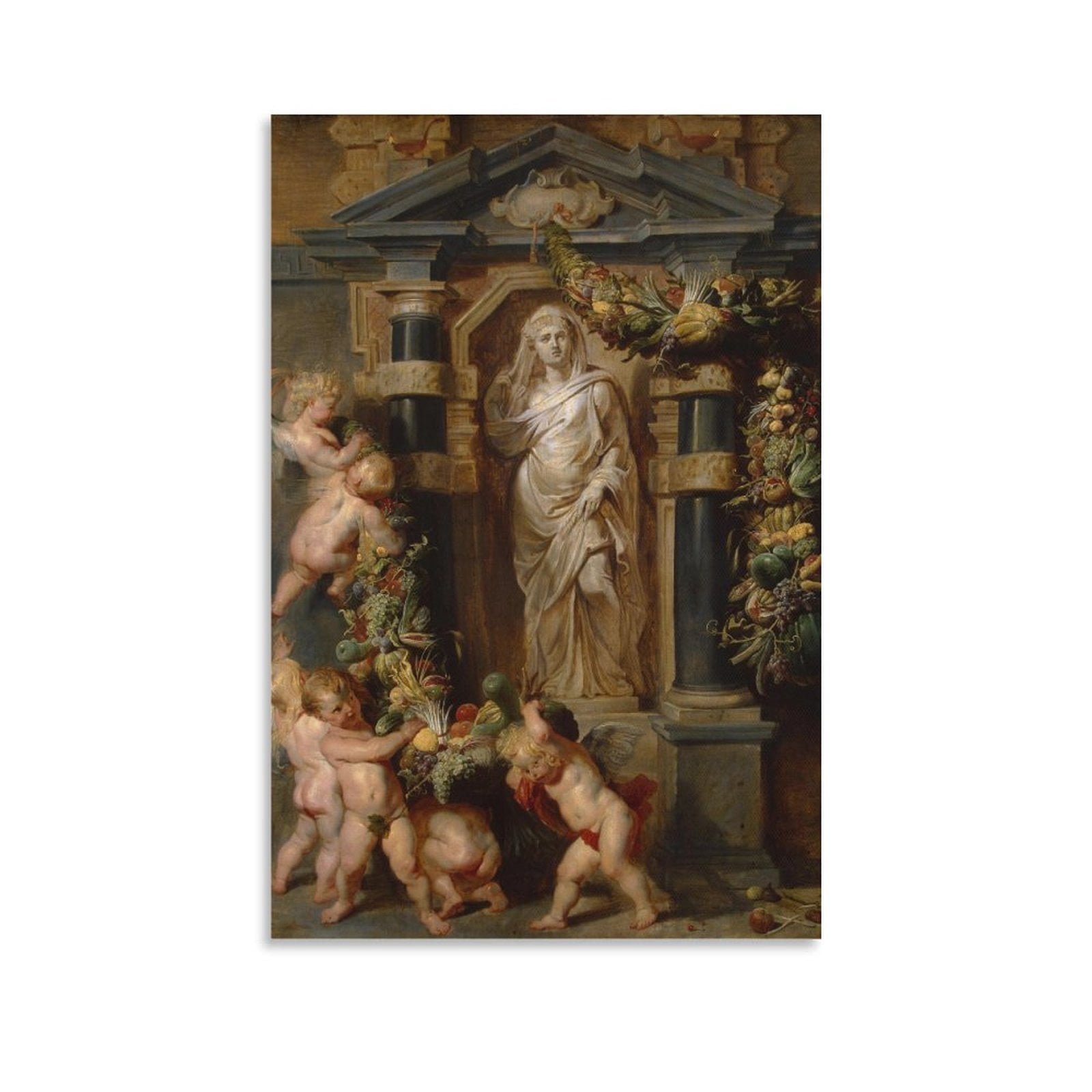 Baroque Painters Peter Paul Rubens Statue Ceres Poster Posters Wall Art ...