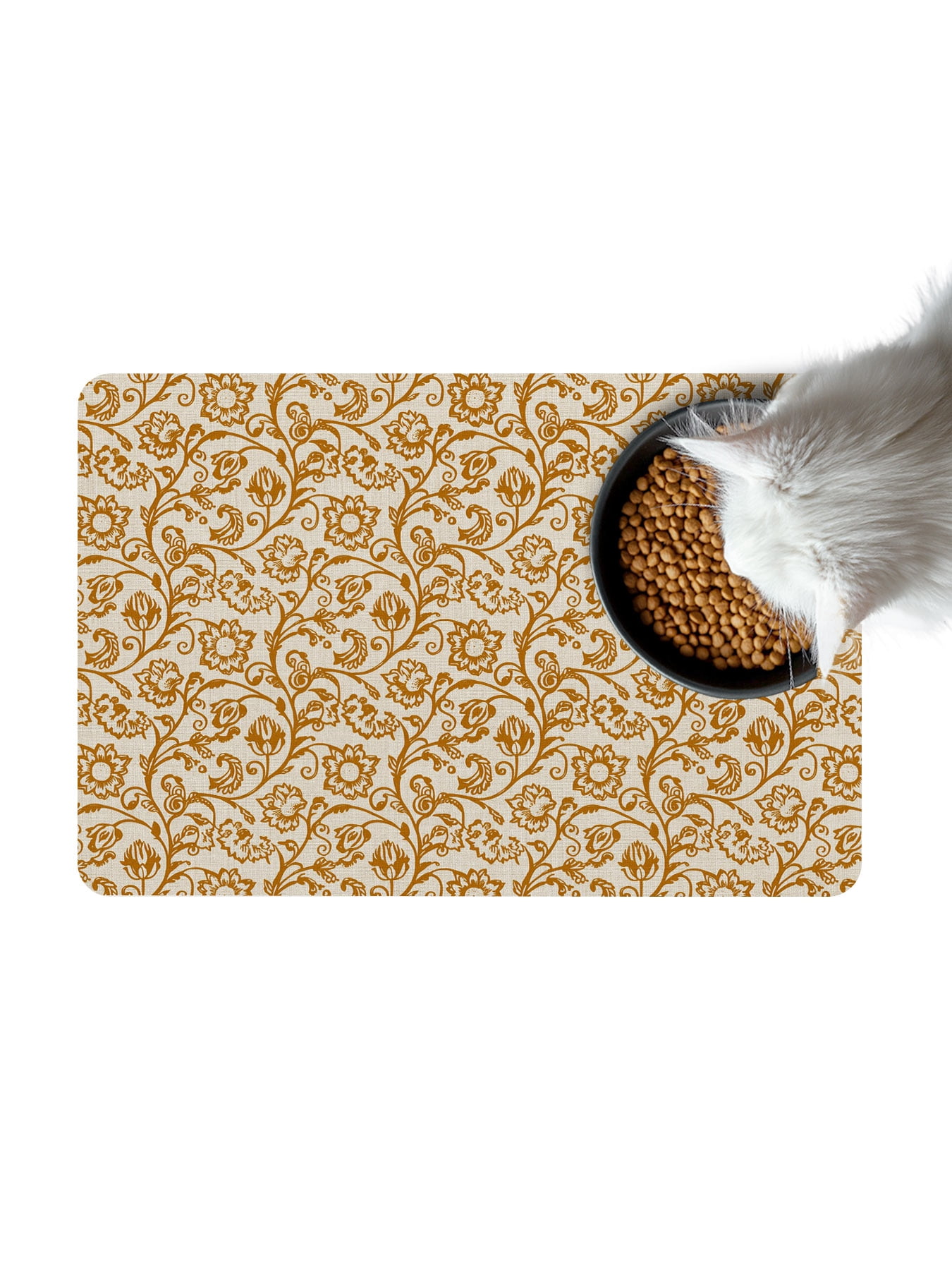 Baroque Pattern Doormat Non Slip Diatomaceous Earth Door Mat Absorbent ...