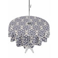 Baroque Pattern Round Outdoor Tablecloth with Umbrella Hole Vintage ...