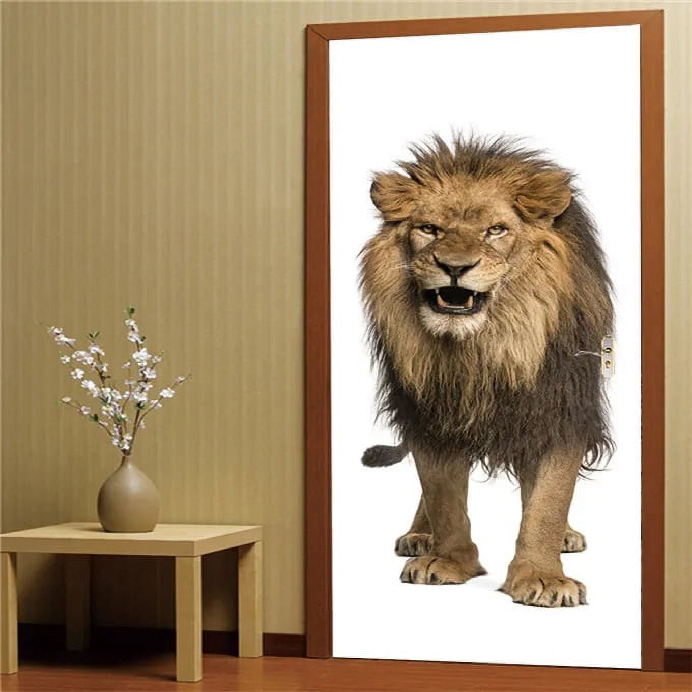 Baroque Retro Door Stickers Self-adhesive Waterproof 3D Stereo ...