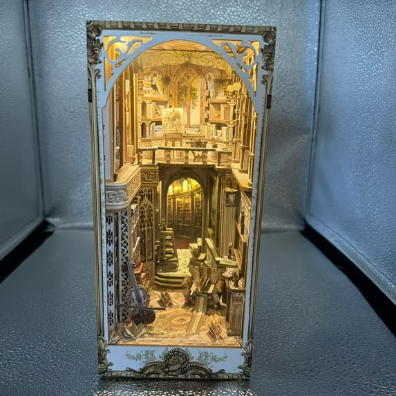 Baroque-Style Duplex Garden Wooden 3D Puzzle Bookend | Side Movable ...