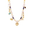 "Baroque-Style Freshwater Pearl & Natural Stone Beaded Necklace ...
