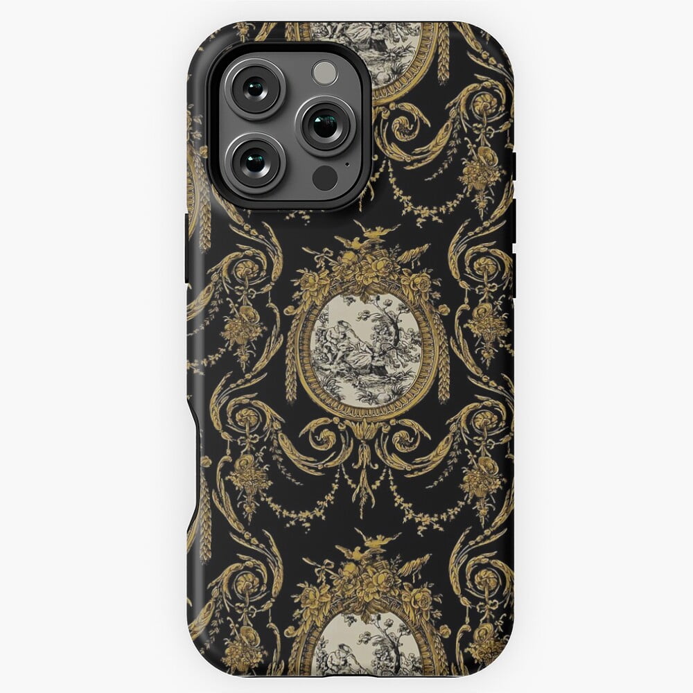Baroque Theme Wallpaper Fun iPhone Tough Case 17 11 12 13 14 15 16 Pro ...