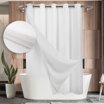 "Barossa No Hook Heavy Duty Shower Curtain with Detachable Liner ...