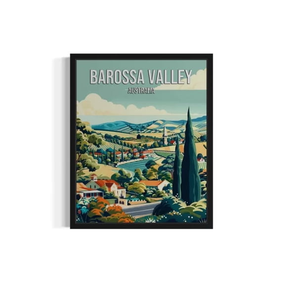 Barossa Valley Australia Art Print Poster Wall Art Painting Home Decor ...