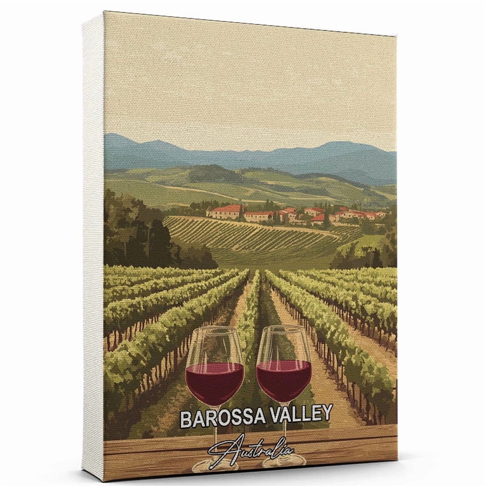 Barossa Valley Travel Canvas Wall Art – Australia Canvas – Travel ...