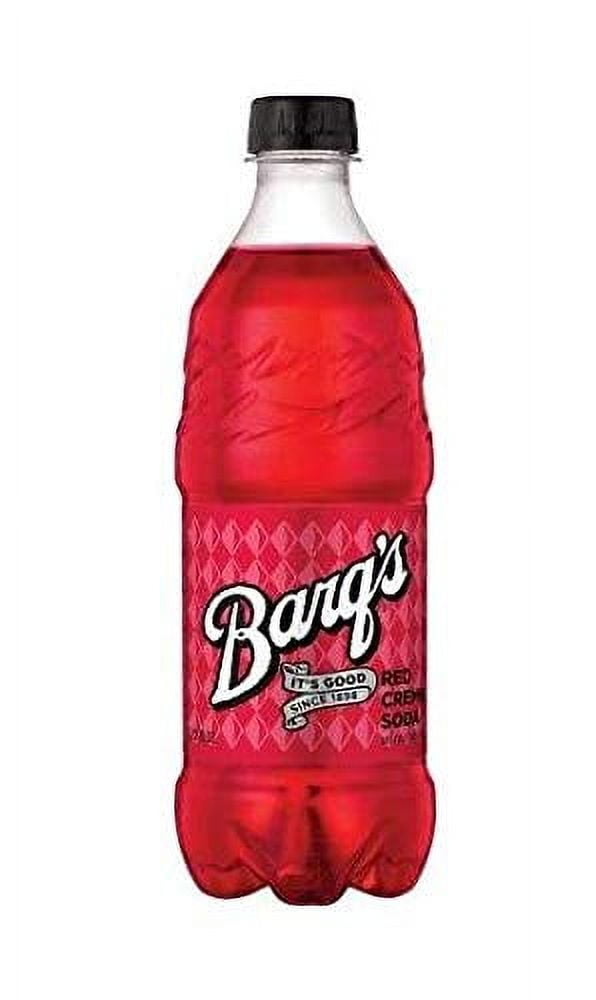 Barq's Red Cream Soda, 20oz Bottles, Case of 10 (Total 200 FL OZ ...