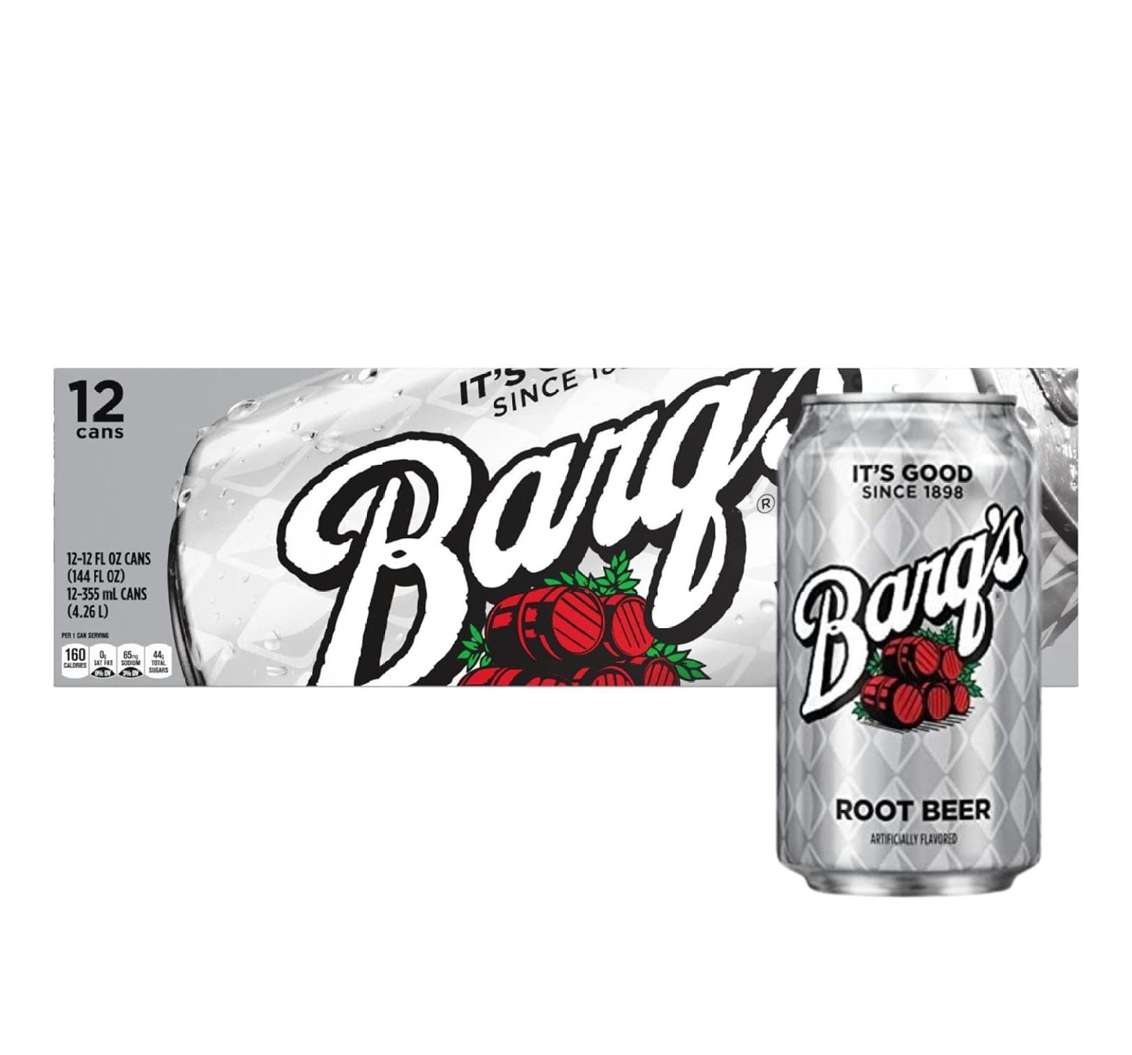 Barq's Root Beer 12 oz Cans Bundled by Jsmark (12 Pack) - Walmart.com