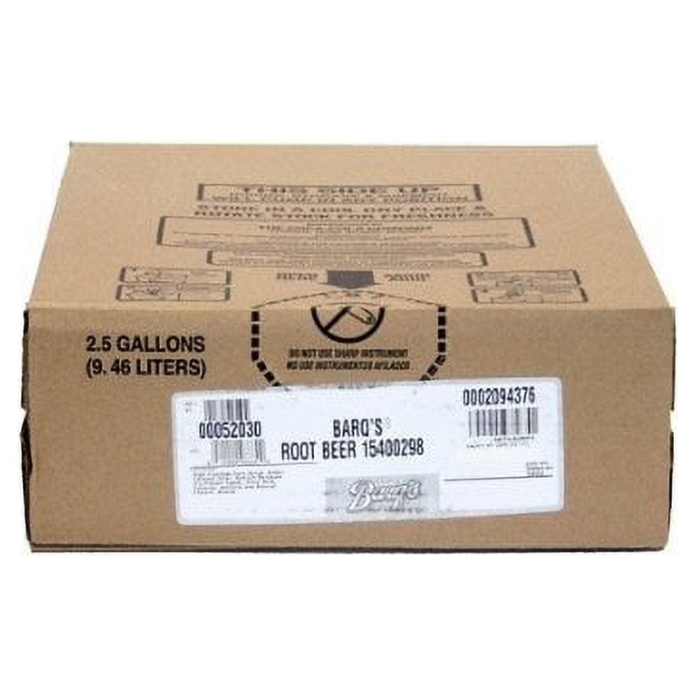 Coca Cola's Barq's Root Beer Soda - Cold Soft Drink (2.5 gallon) BIB ...