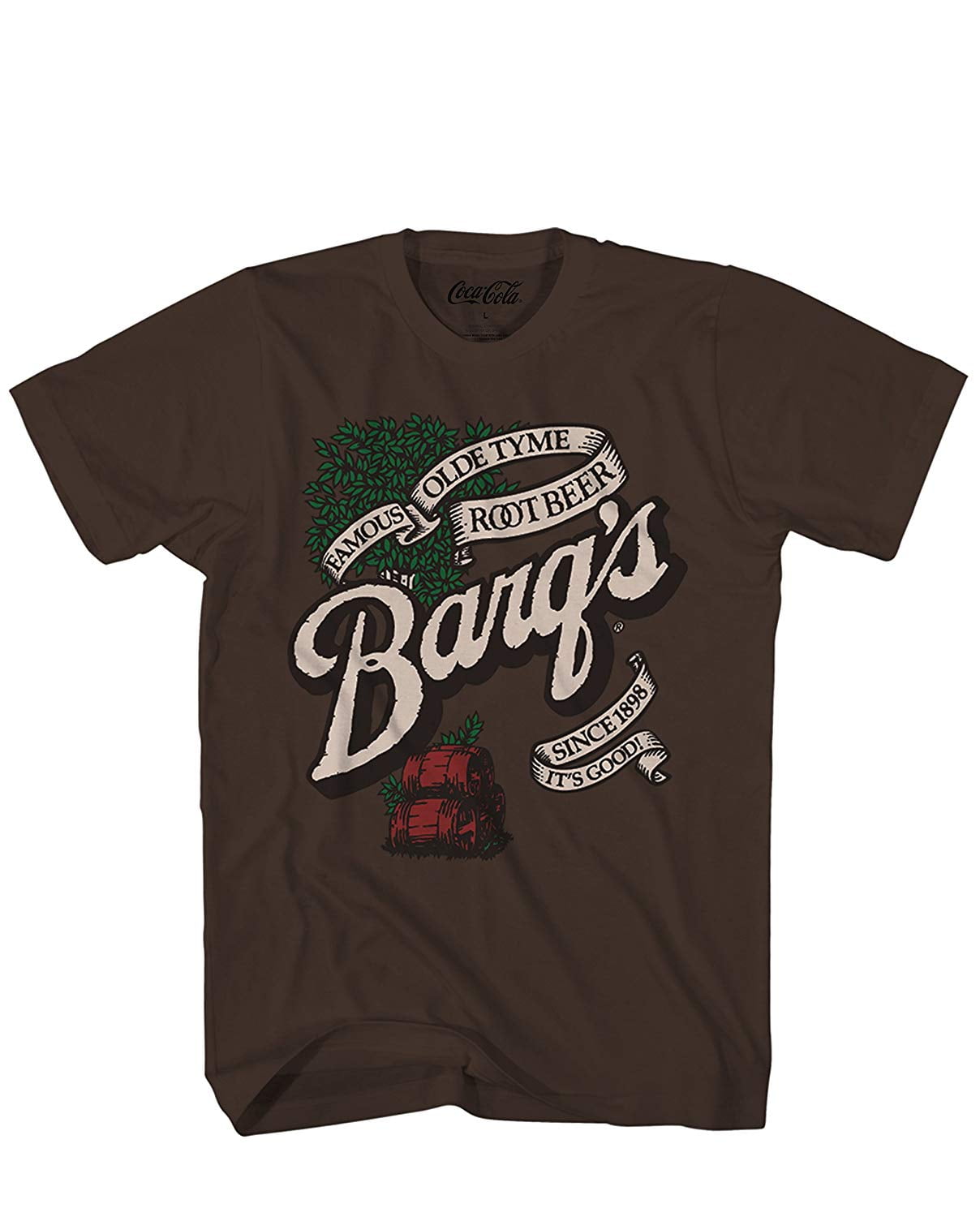 Barq's Root Beer Shirt Soda Pop Drink Funny Classic Vintage Logo Men's ...
