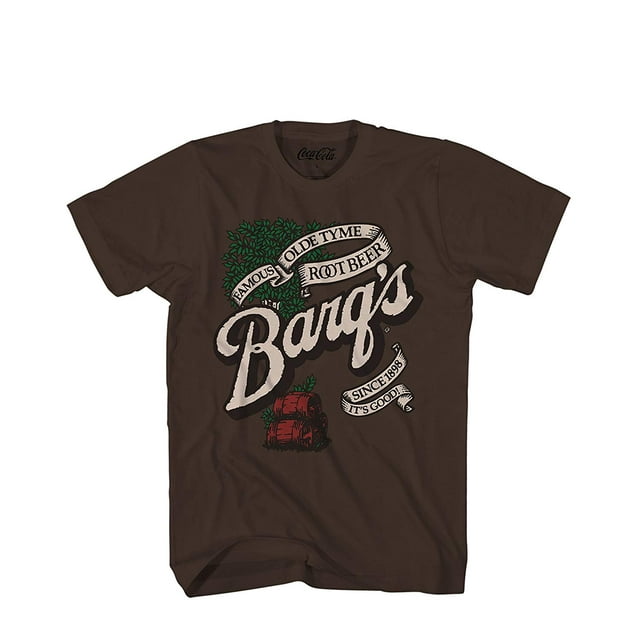 Barq's Root Beer Shirt Soda Pop Drink Funny Classic Vintage Logo Men's ...